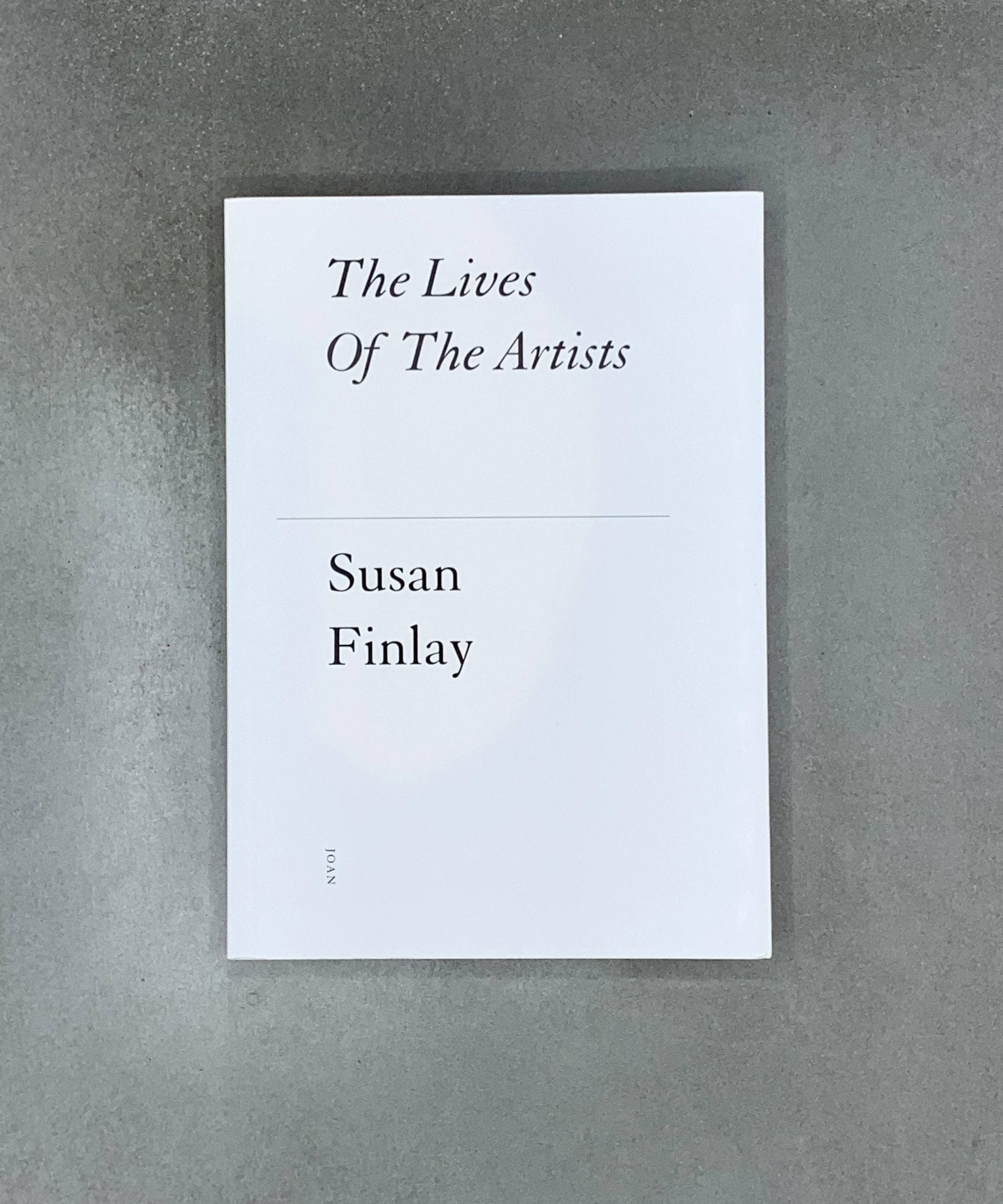 The Lives of Artists, by Susan Finlay – TACO!
